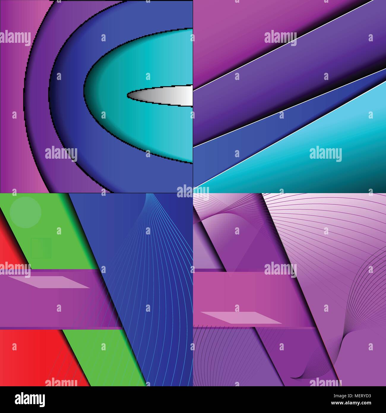 Collection of abstract multicolored backgrounds. Eps 10 design. vector illustration Stock Vector ...