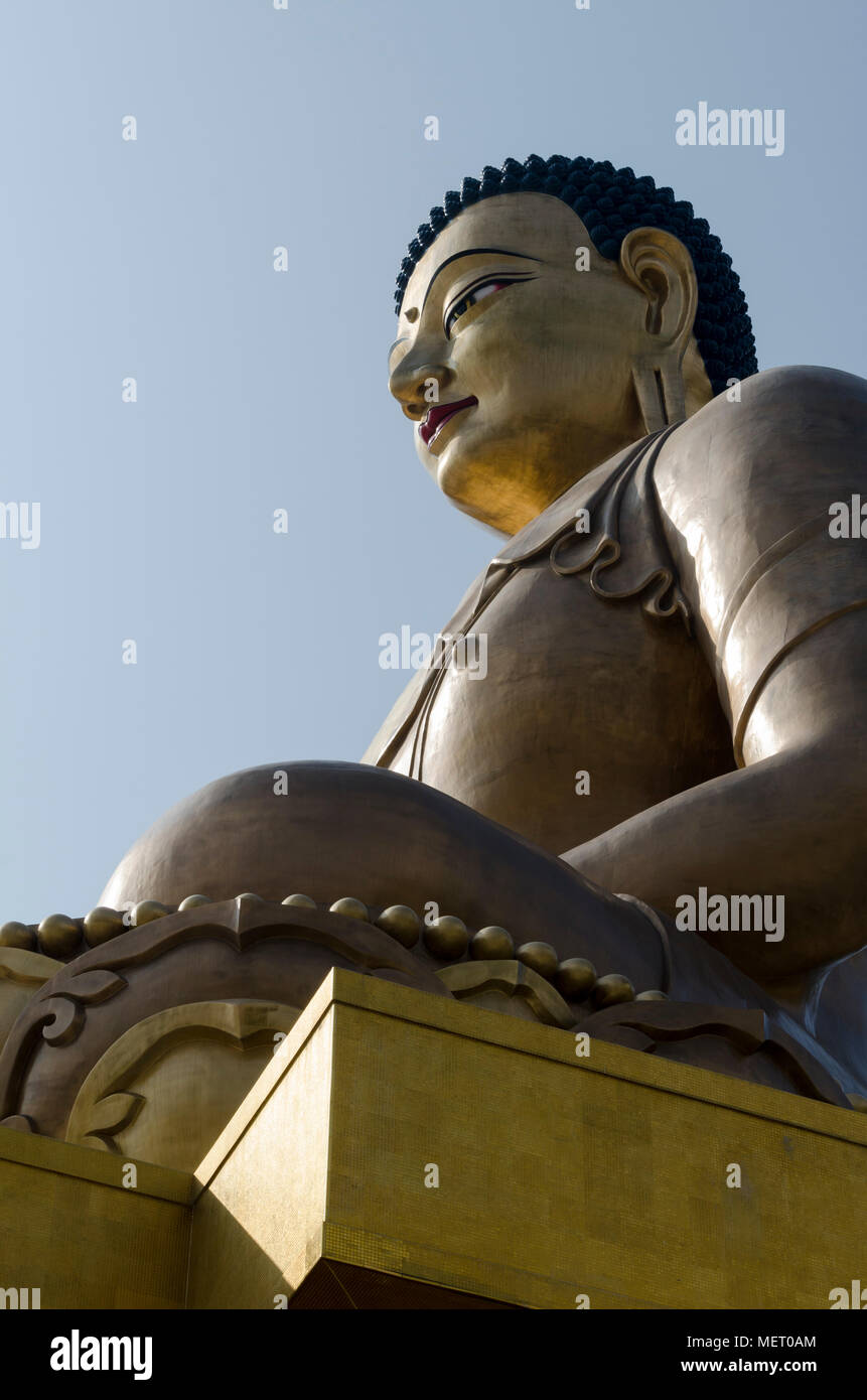 Buddha Dordenma, large Buddha statue and temple, Thimphu, Bhutan Stock ...