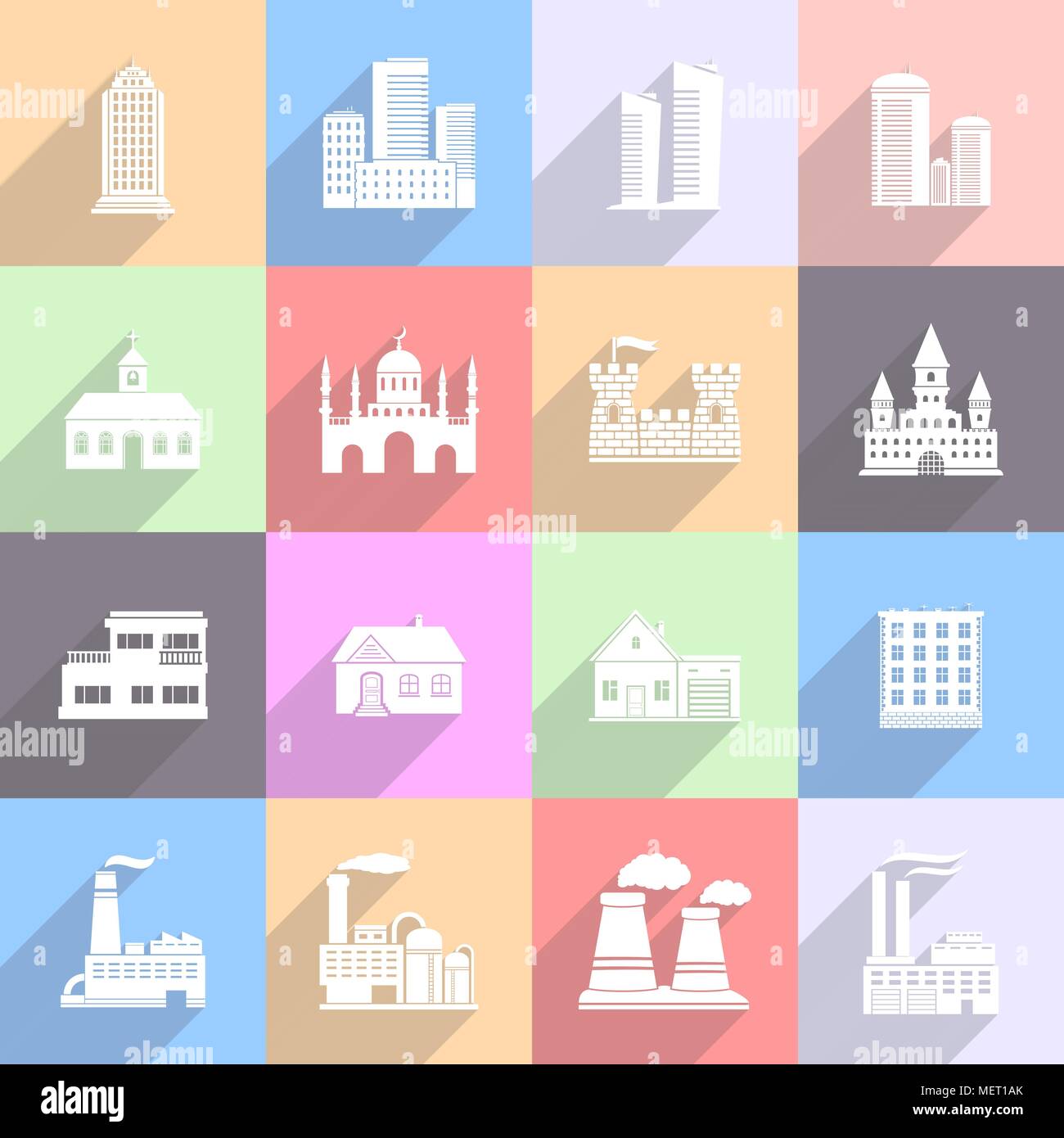 Building skyscraper window interior Stock Vector Images - Alamy