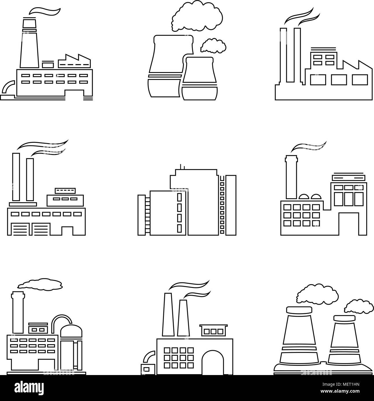 Construction engineering thin line Black and White Stock Photos ...