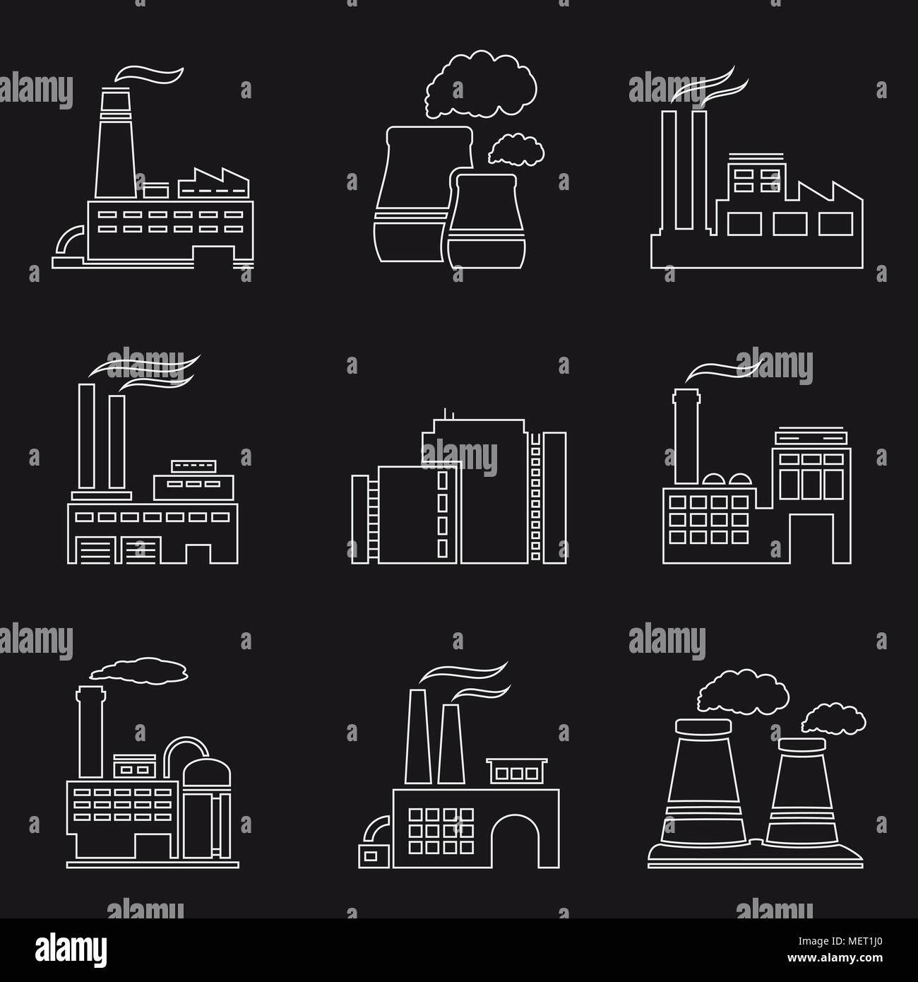 Factory Stock Vector Images - Alamy