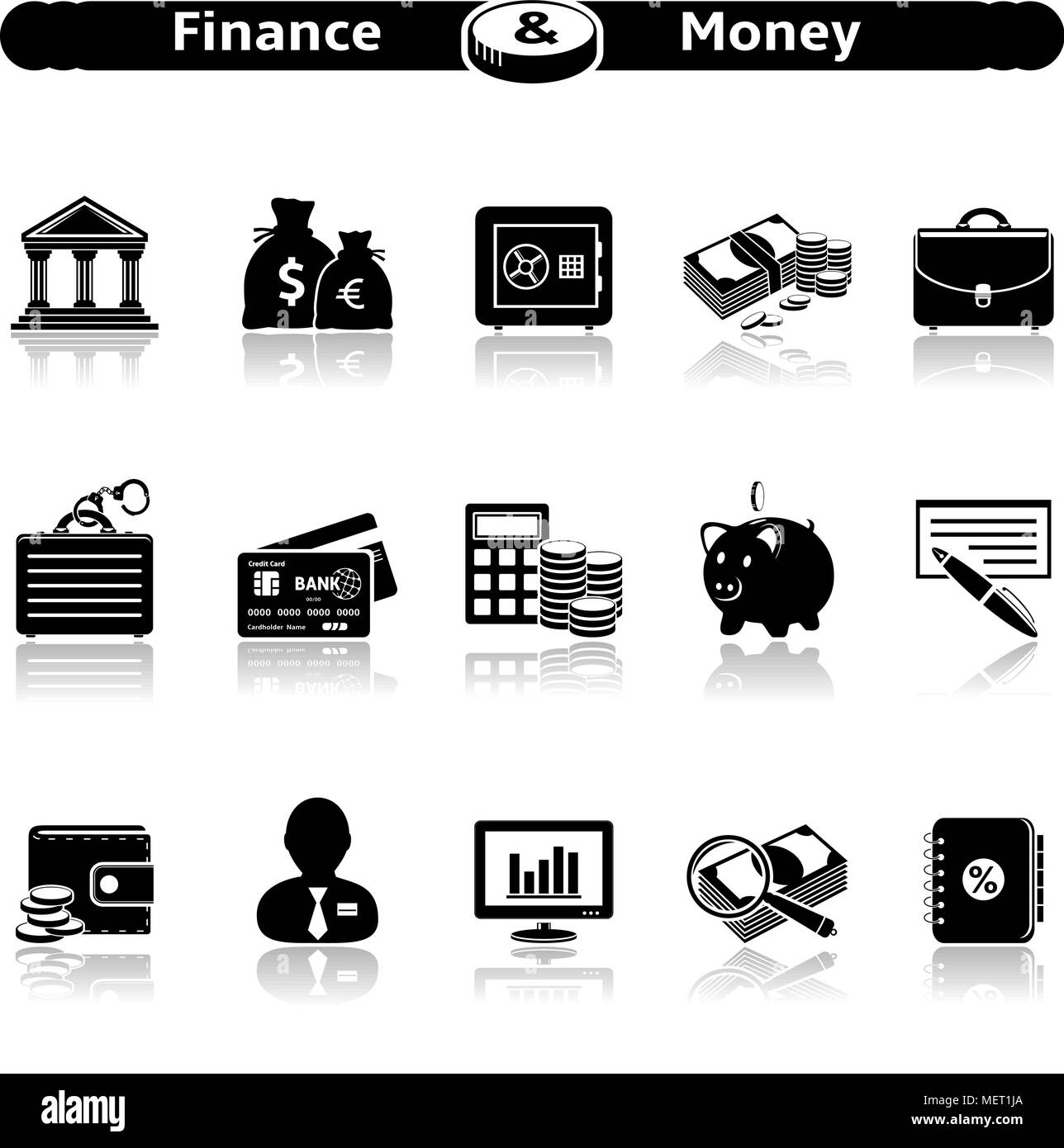 Finance & Money Icons Stock Vector Image & Art - Alamy