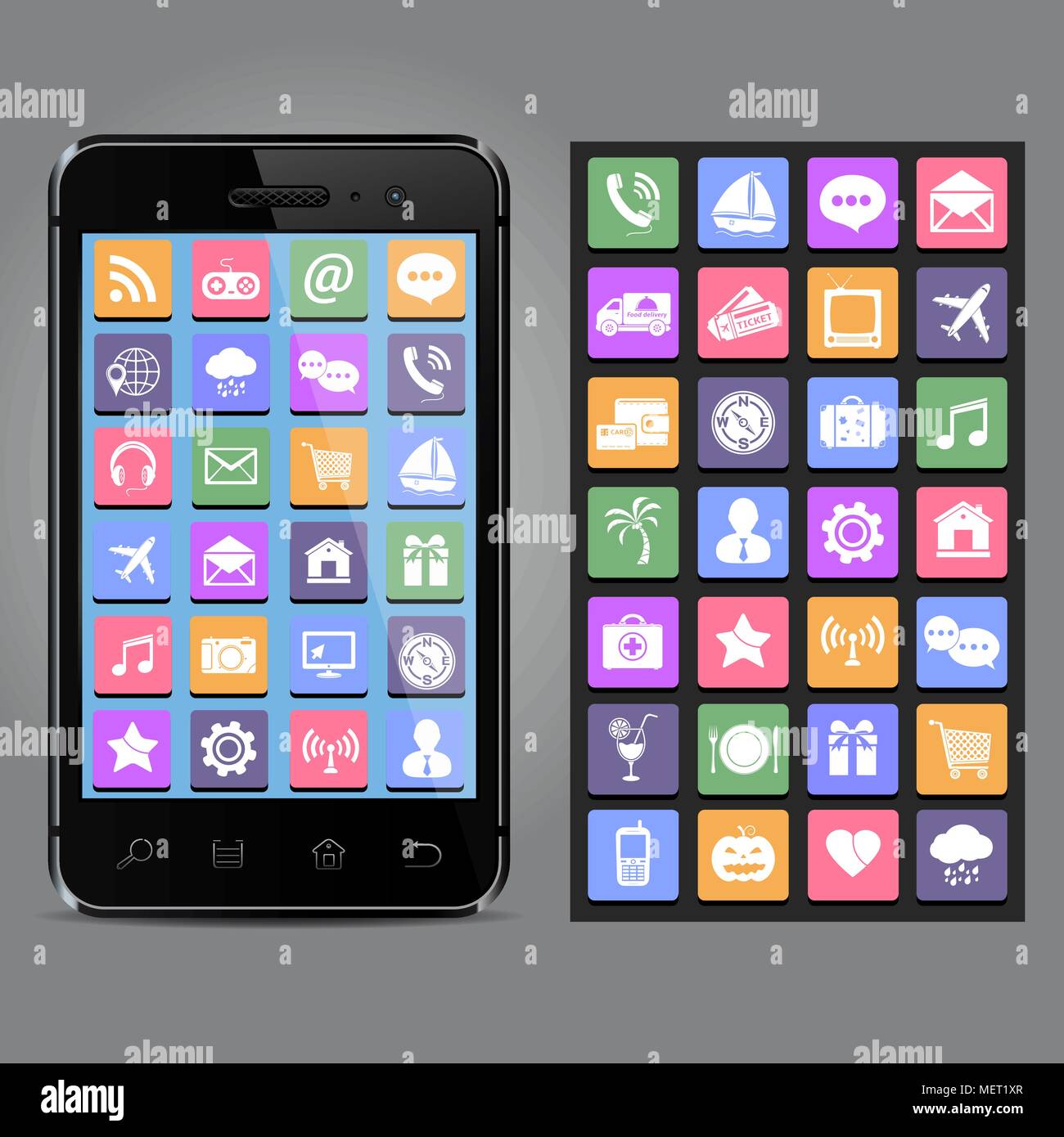 Card setting vector vectors hi-res stock photography and images - Alamy