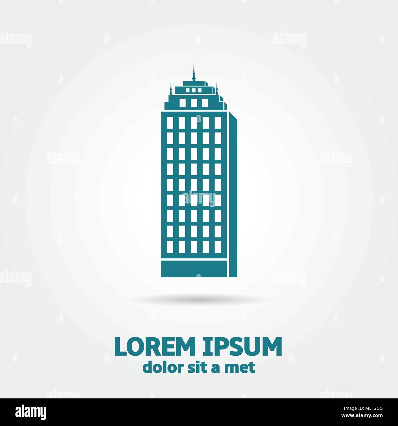 Skyscraper real estate icon Stock Vector Image & Art - Alamy