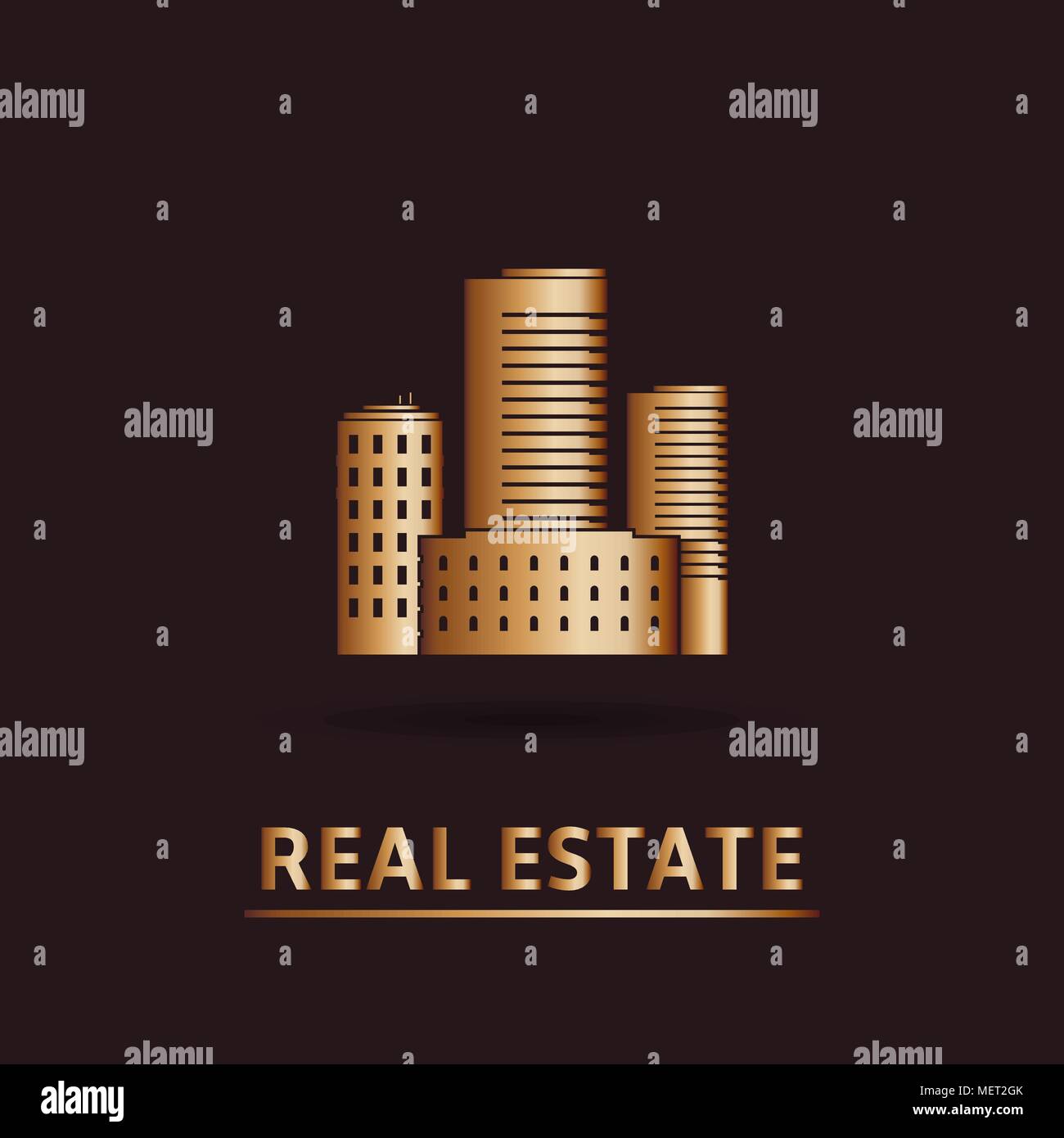 Real Estate vector logo design template Stock Vector Image & Art - Alamy