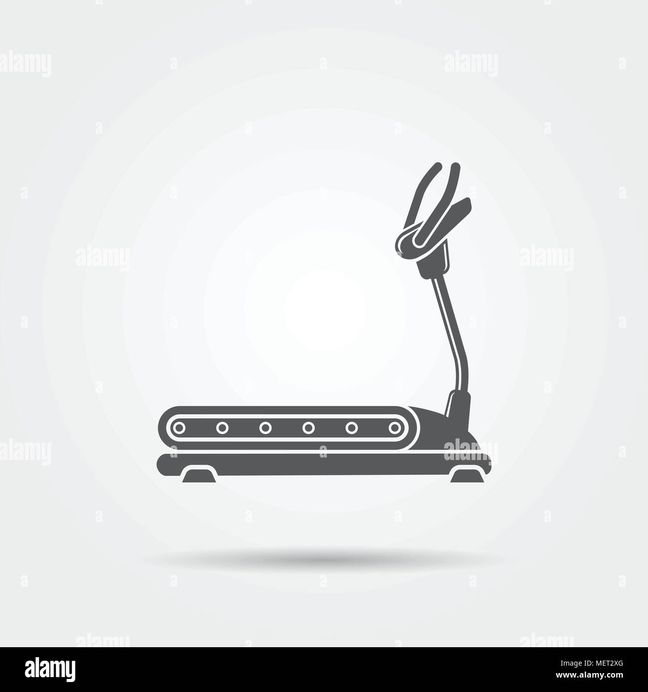 Treadmill cartoon icon hi-res stock photography and images - Alamy