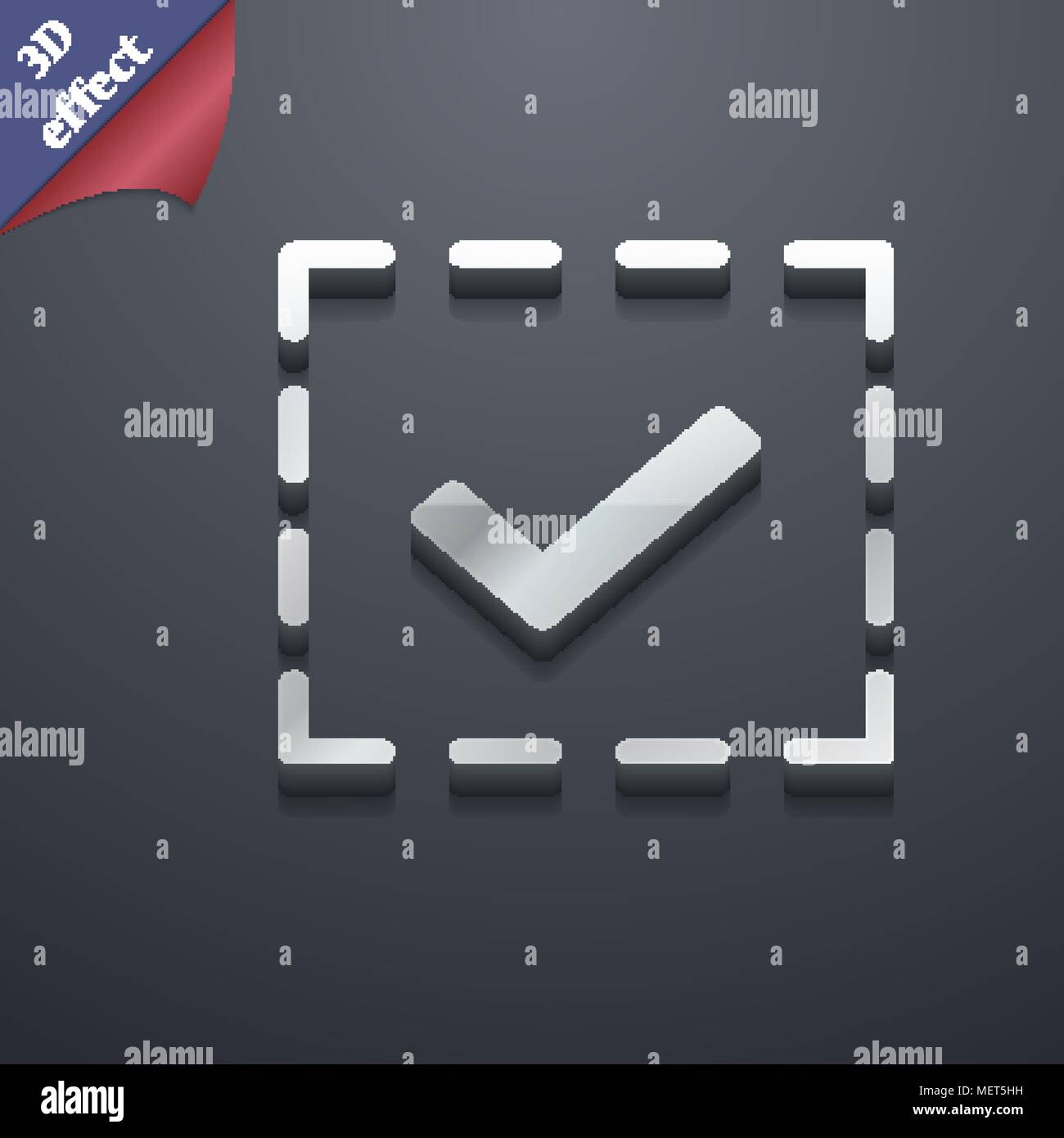 Check mark tik icon symbol hi-res stock photography and images - Alamy