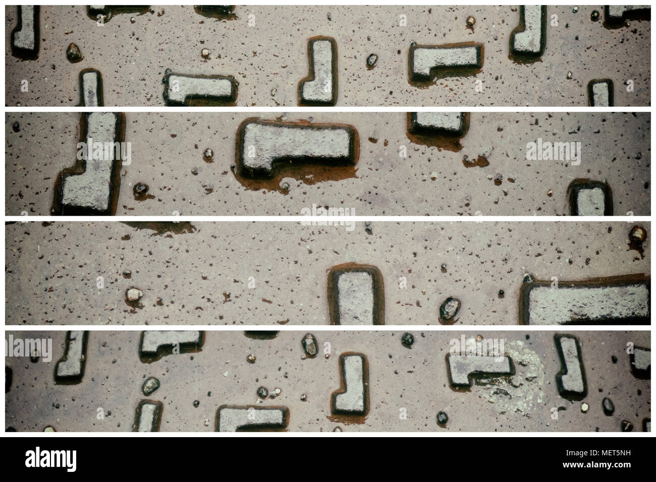 Wet Iron Background, rusty texture, cracked surface Stock Photo - Alamy