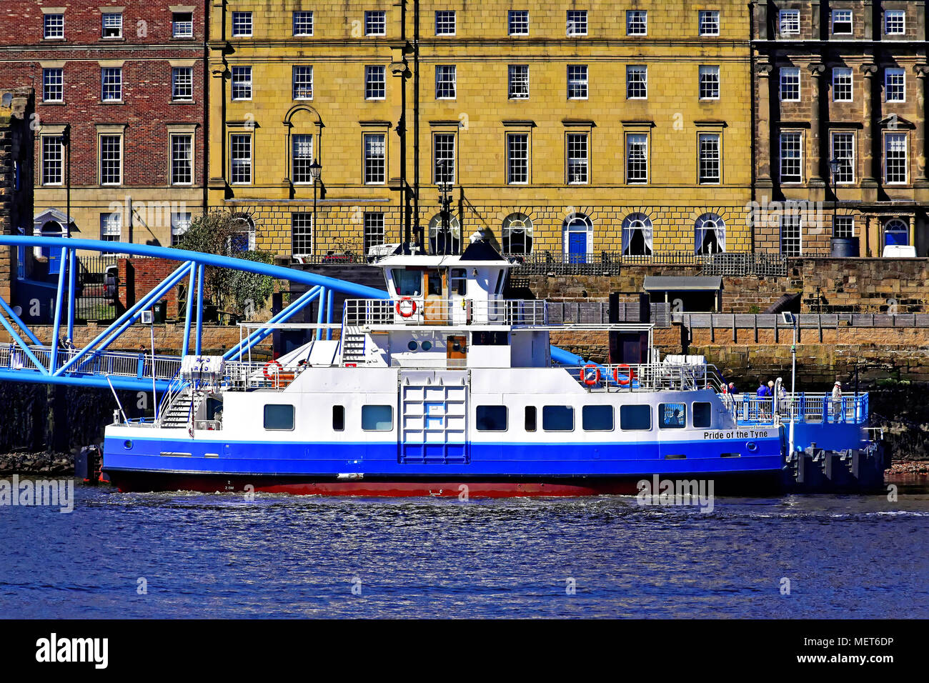 North Shields river Tyne ferry Pride of the Tyne Stock Photo - Alamy