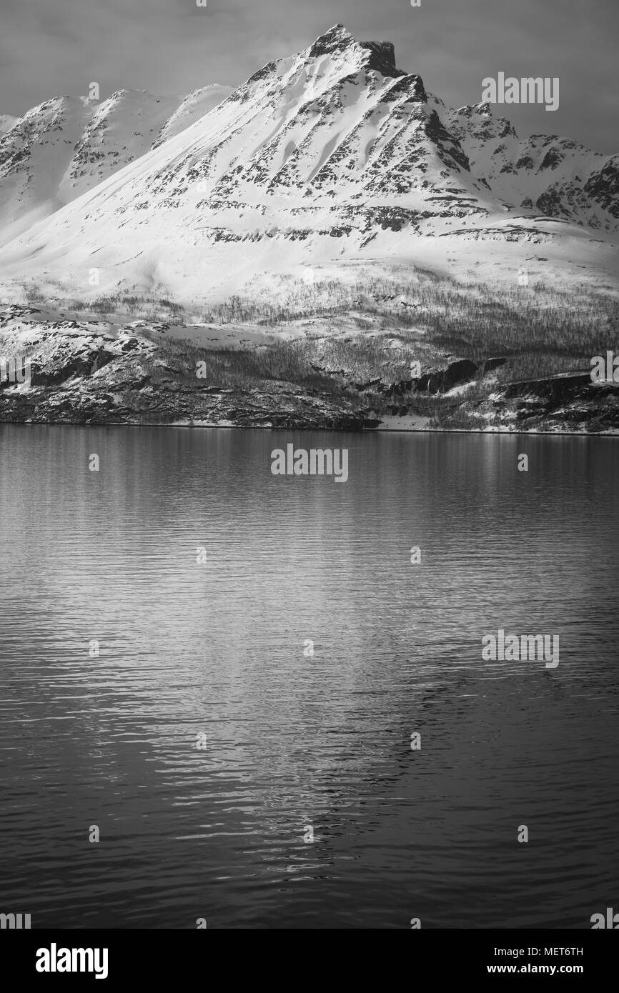 Calm mountain landscape Black and White Stock Photos & Images - Alamy
