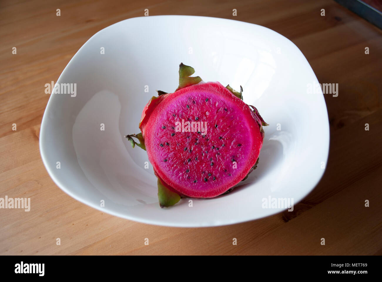 Exotic fruits. Dragon fruit close-up Stock Photo - Alamy