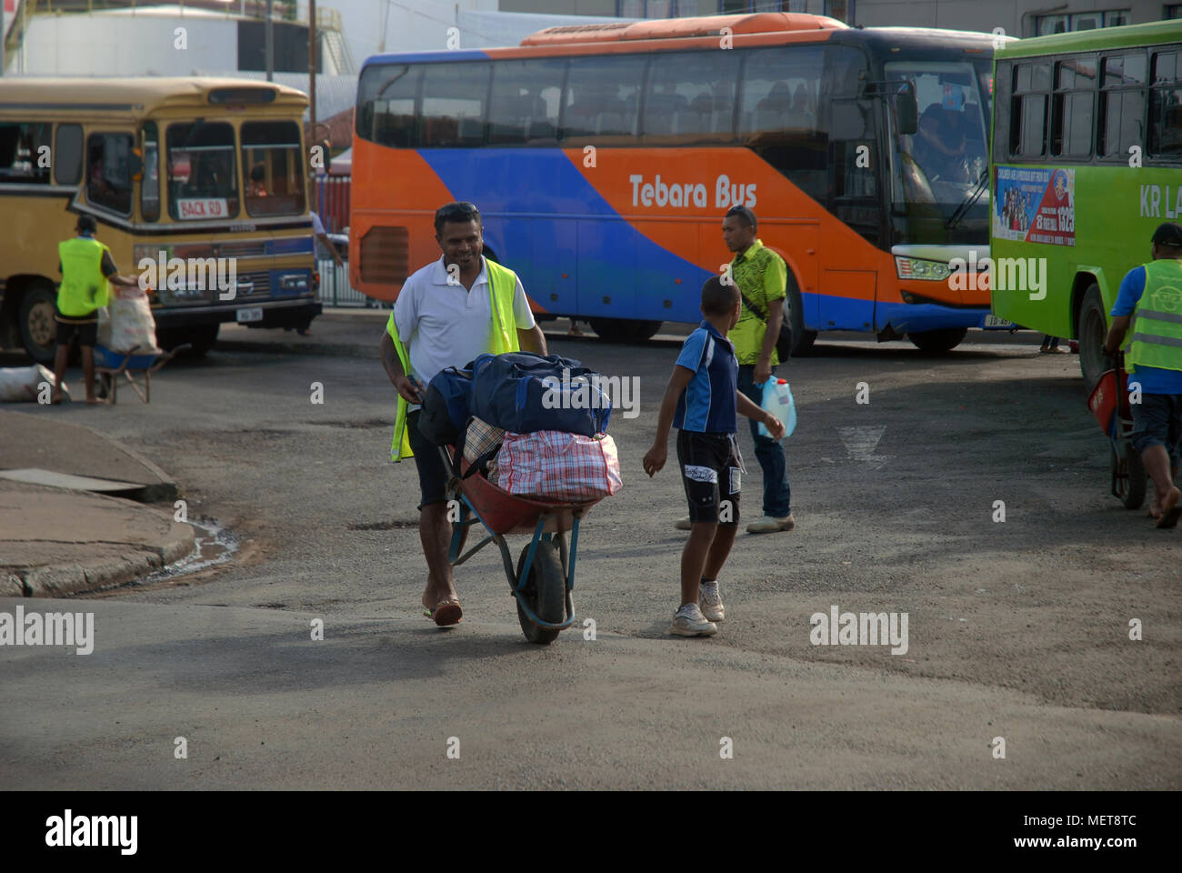 People pushing in queue hi-res stock photography and images - Alamy