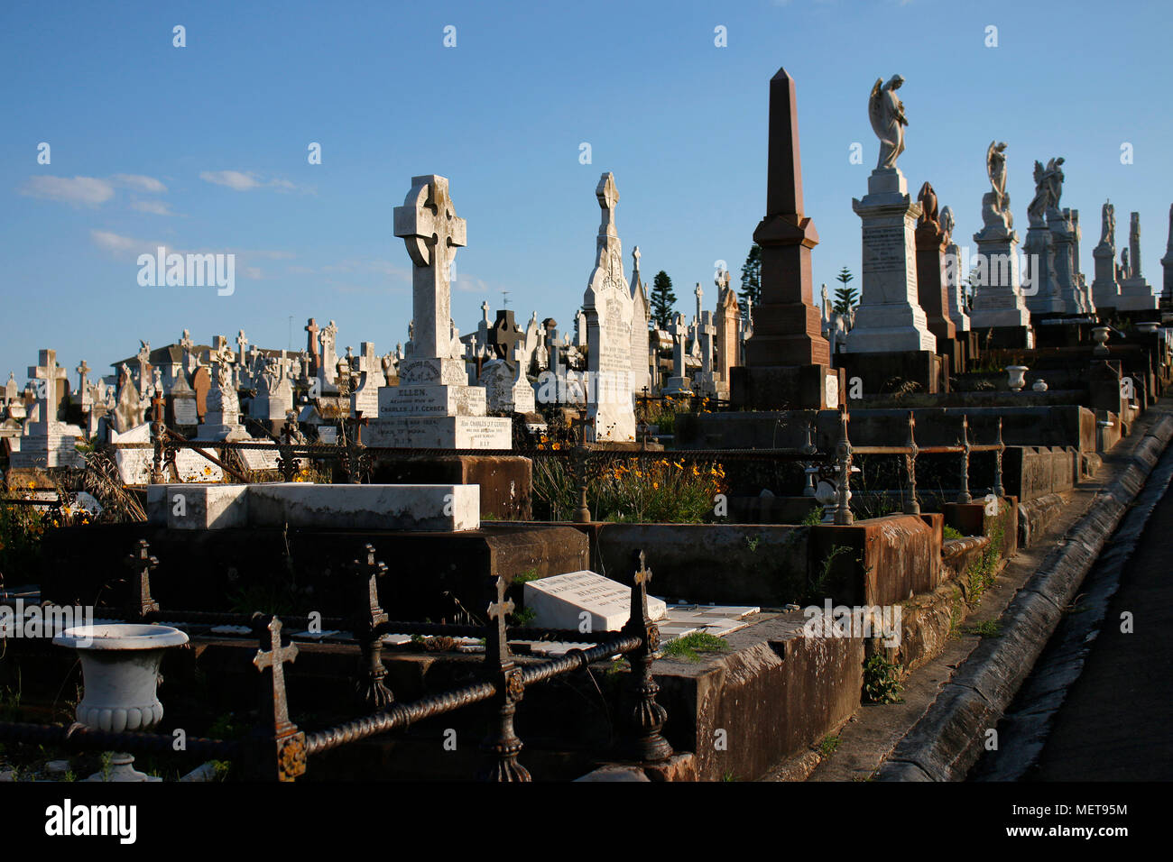 Impressionen: Waverley Cemetery, Sydney, Australia Stock Photo - Alamy