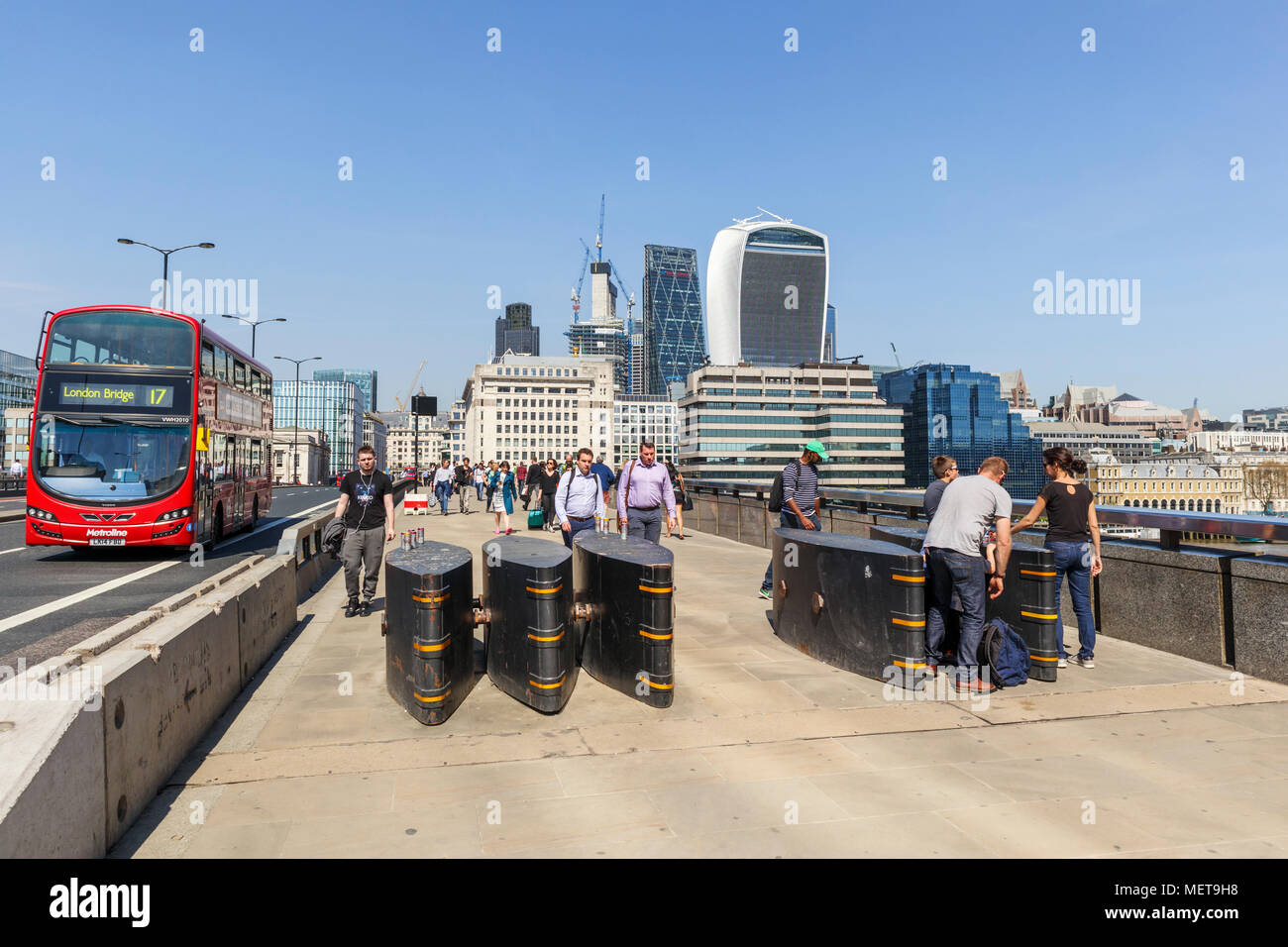 Counter-terrorism security measures, City of London: anti-vehicle ...