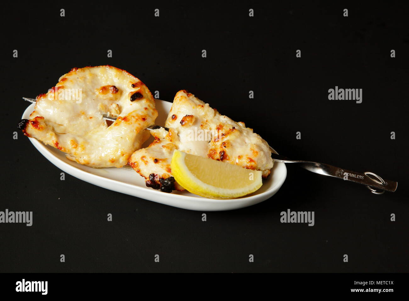 Indian chicken tikka hi-res stock photography and images - Alamy