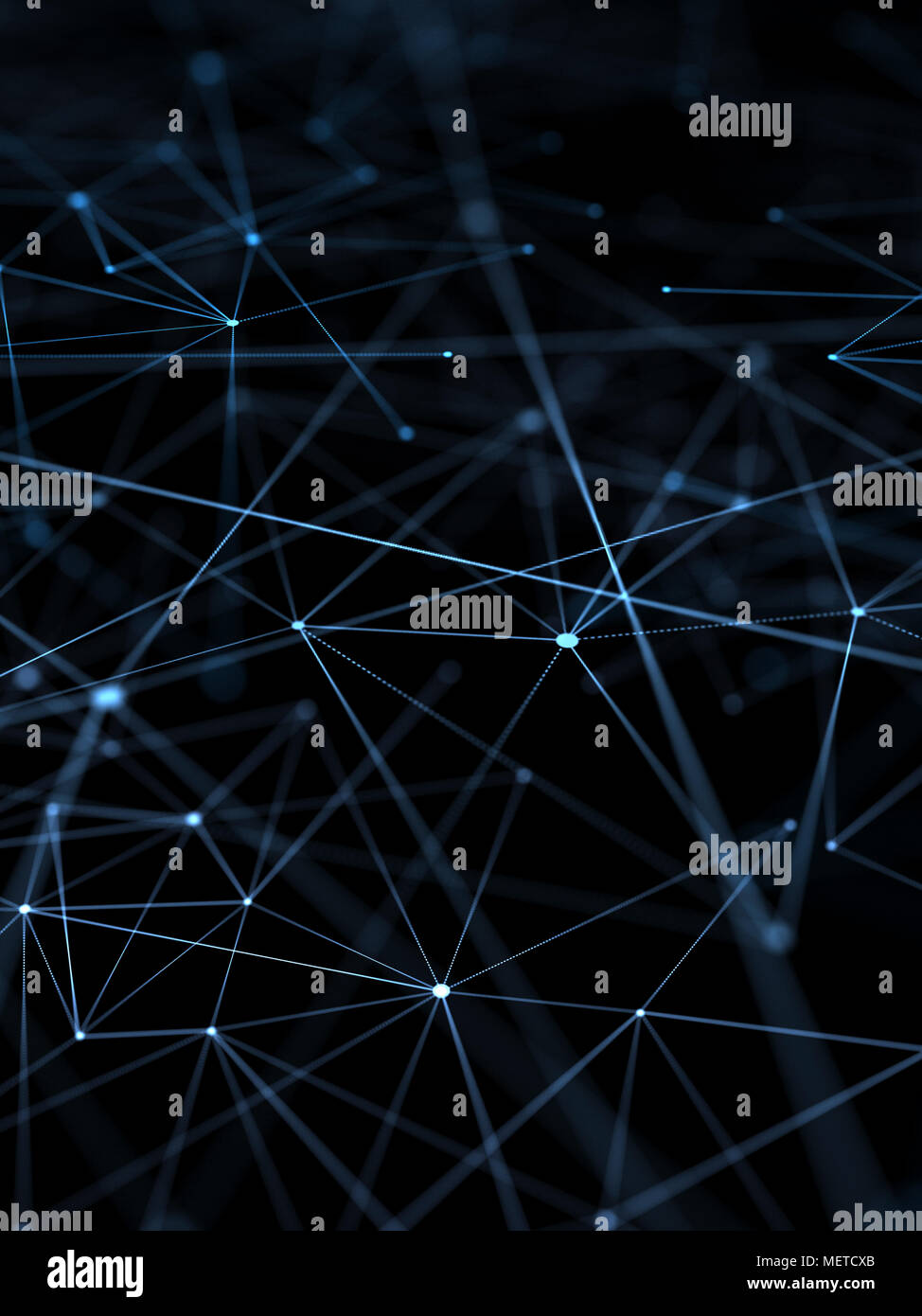 Connecting Network Lines Stock Photo - Alamy