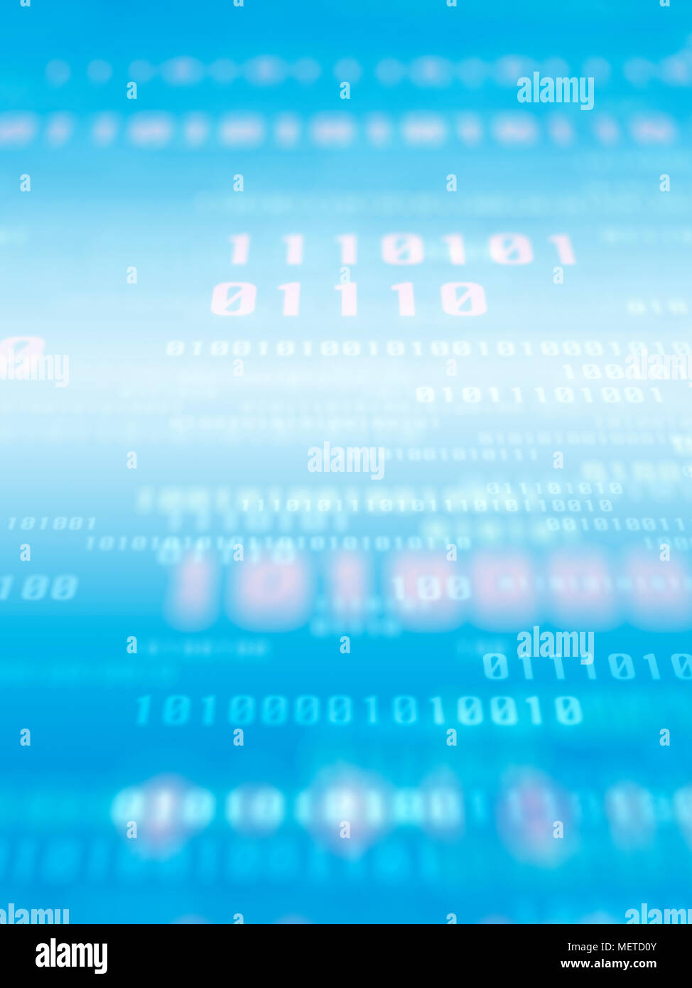 Jumbled Digital Numbers Stock Photo - Alamy