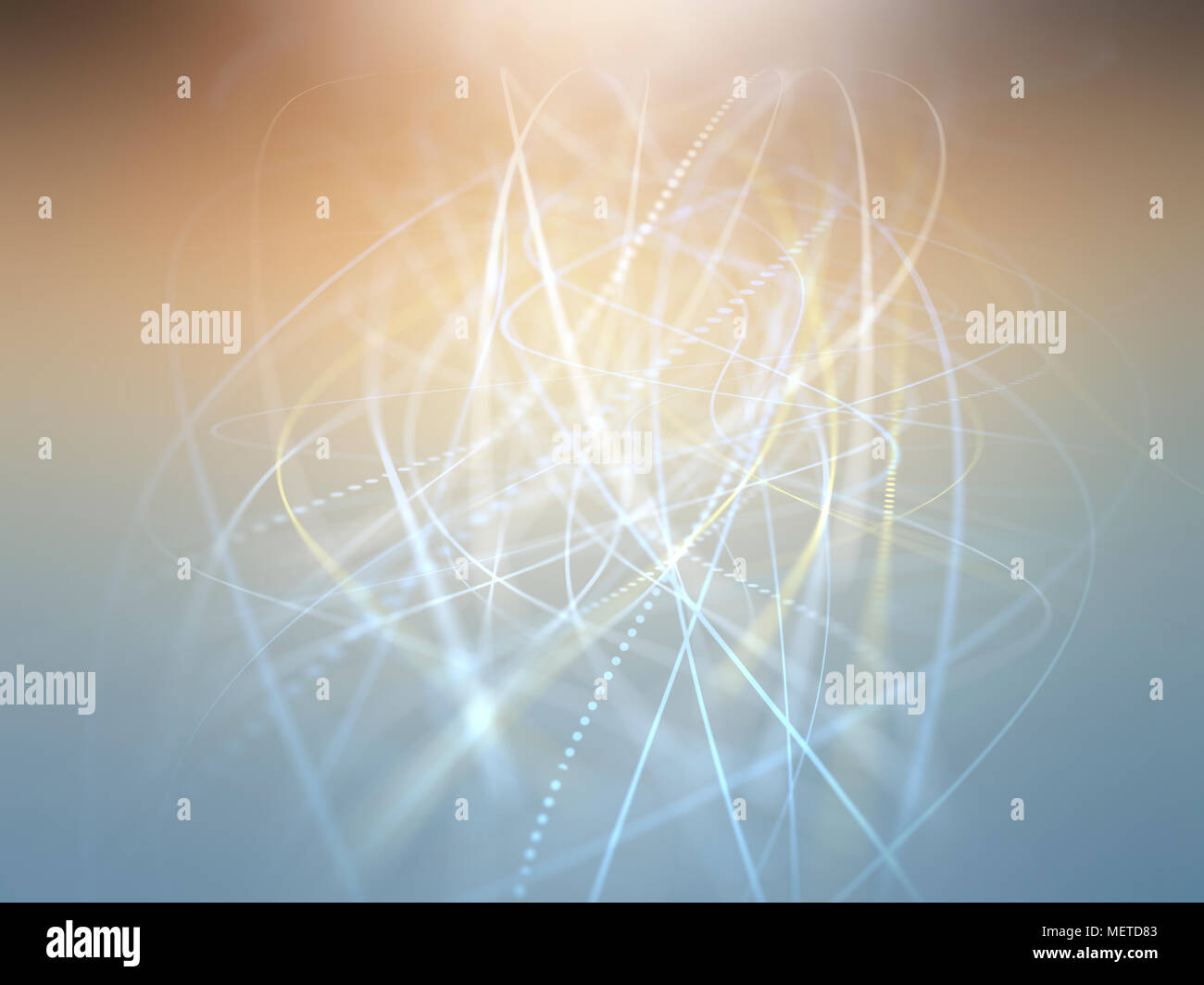 Tangled Light Beam meandering Stock Photo - Alamy
