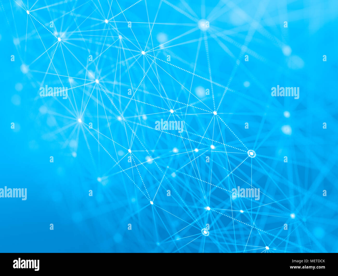 Connecting Network Lines Stock Photo - Alamy
