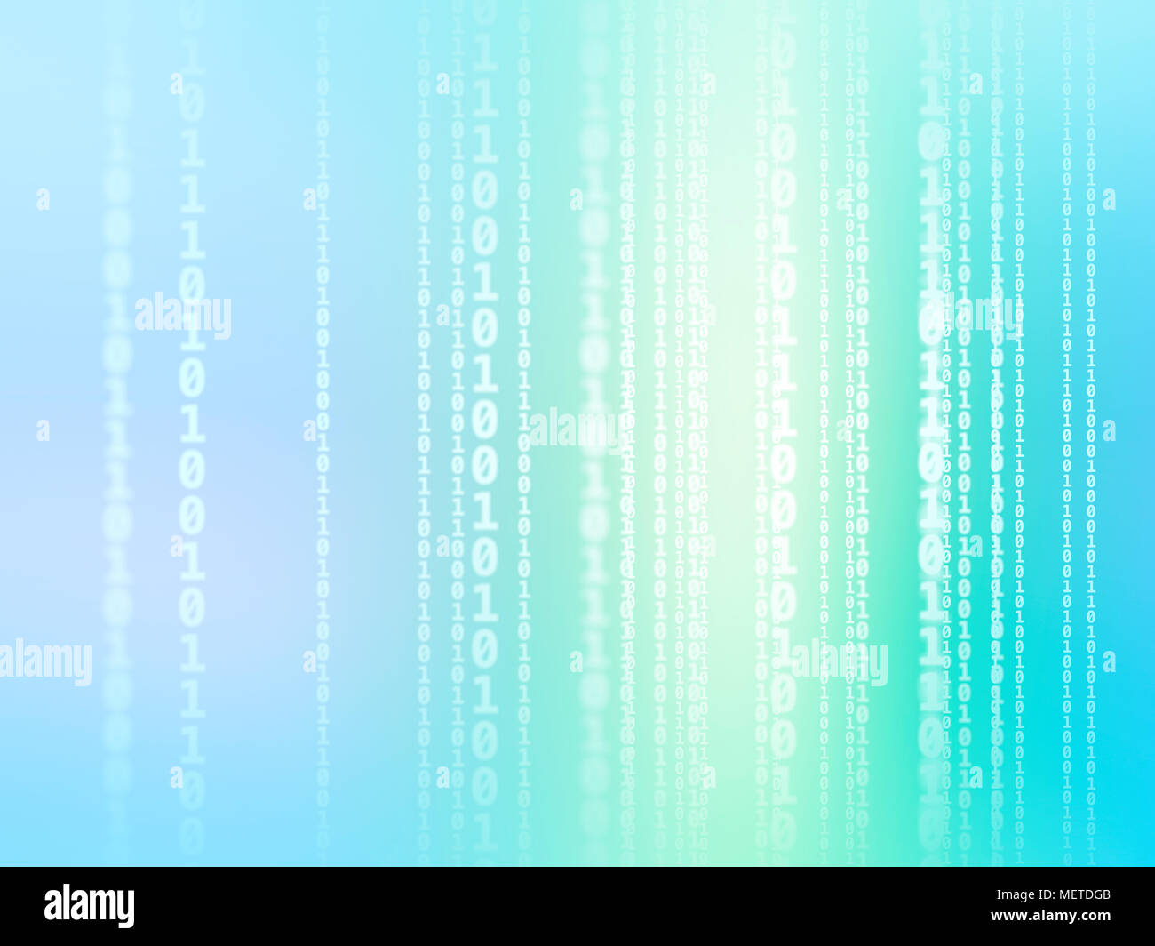 Floating Vertical Digital Numbers Stock Photo - Alamy