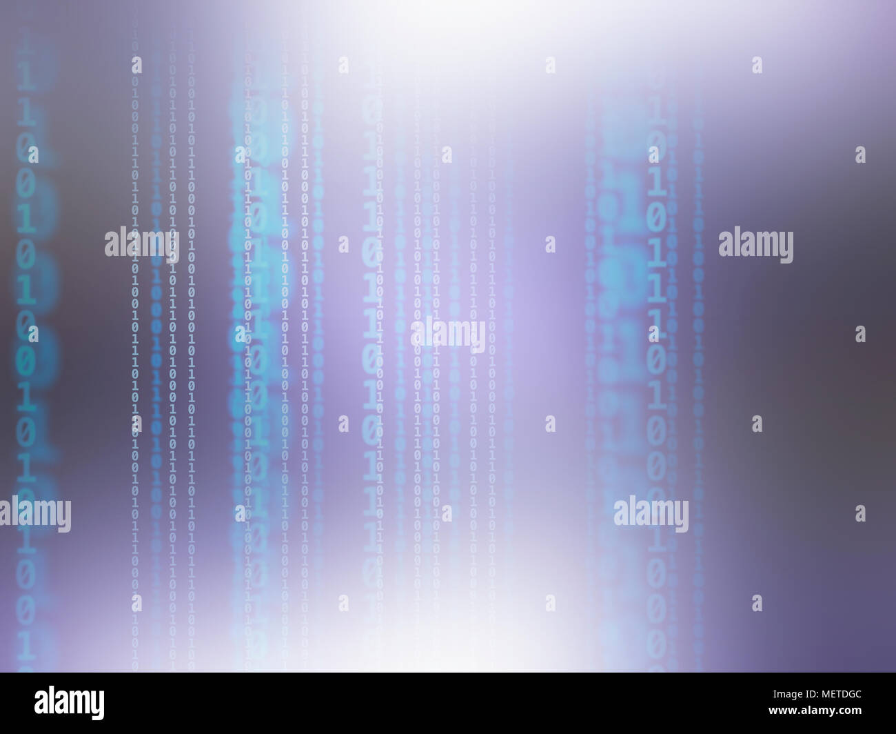 Floating Vertical Digital Numbers Stock Photo - Alamy