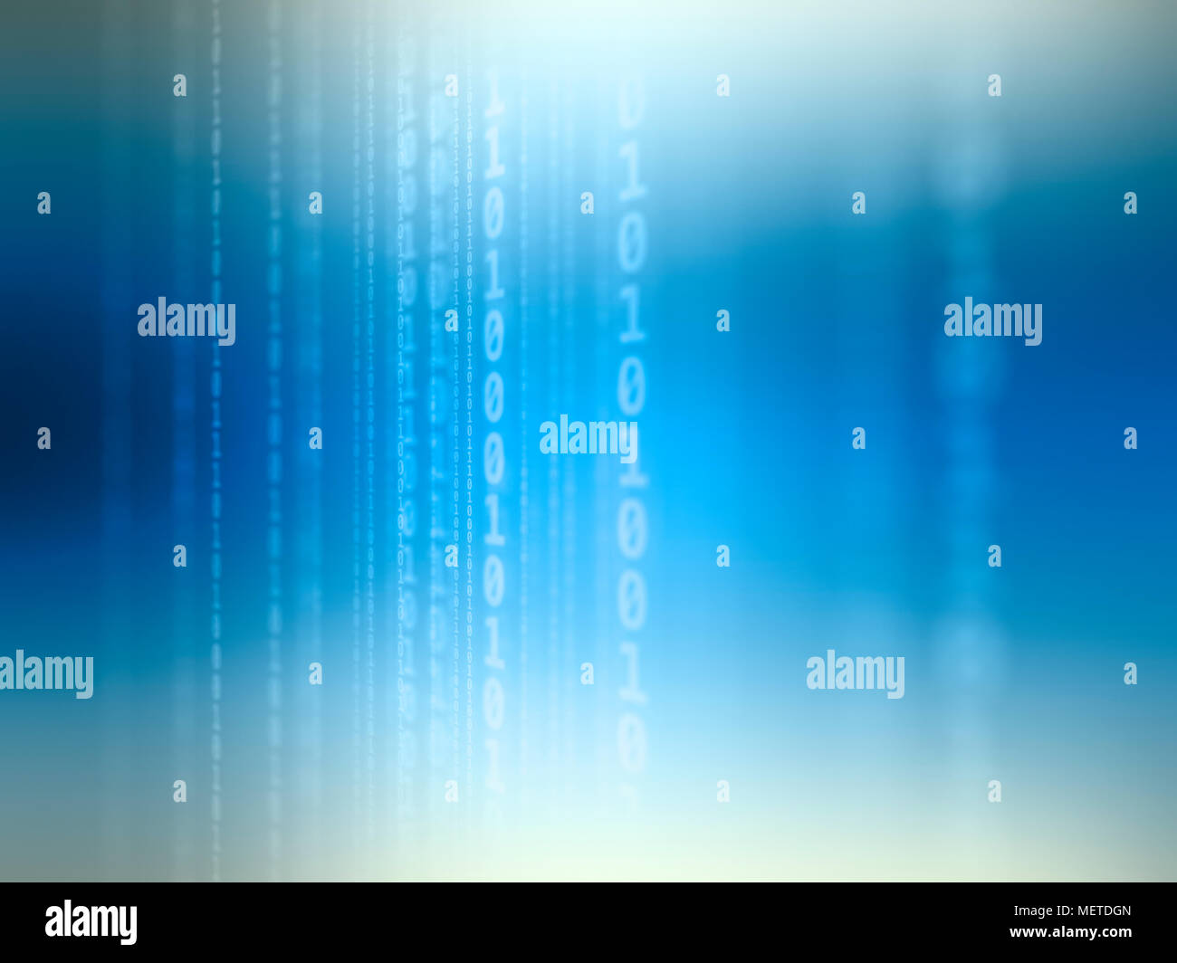 Floating Vertical Digital Numbers Stock Photo - Alamy