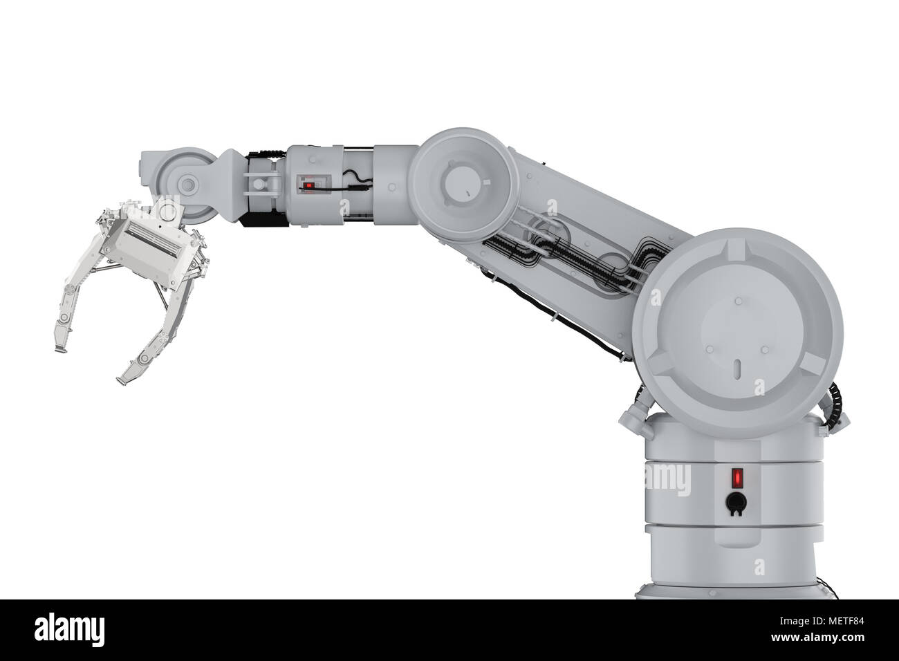 3d rendering robotic arm or robot hand isolated Stock Photo - Alamy