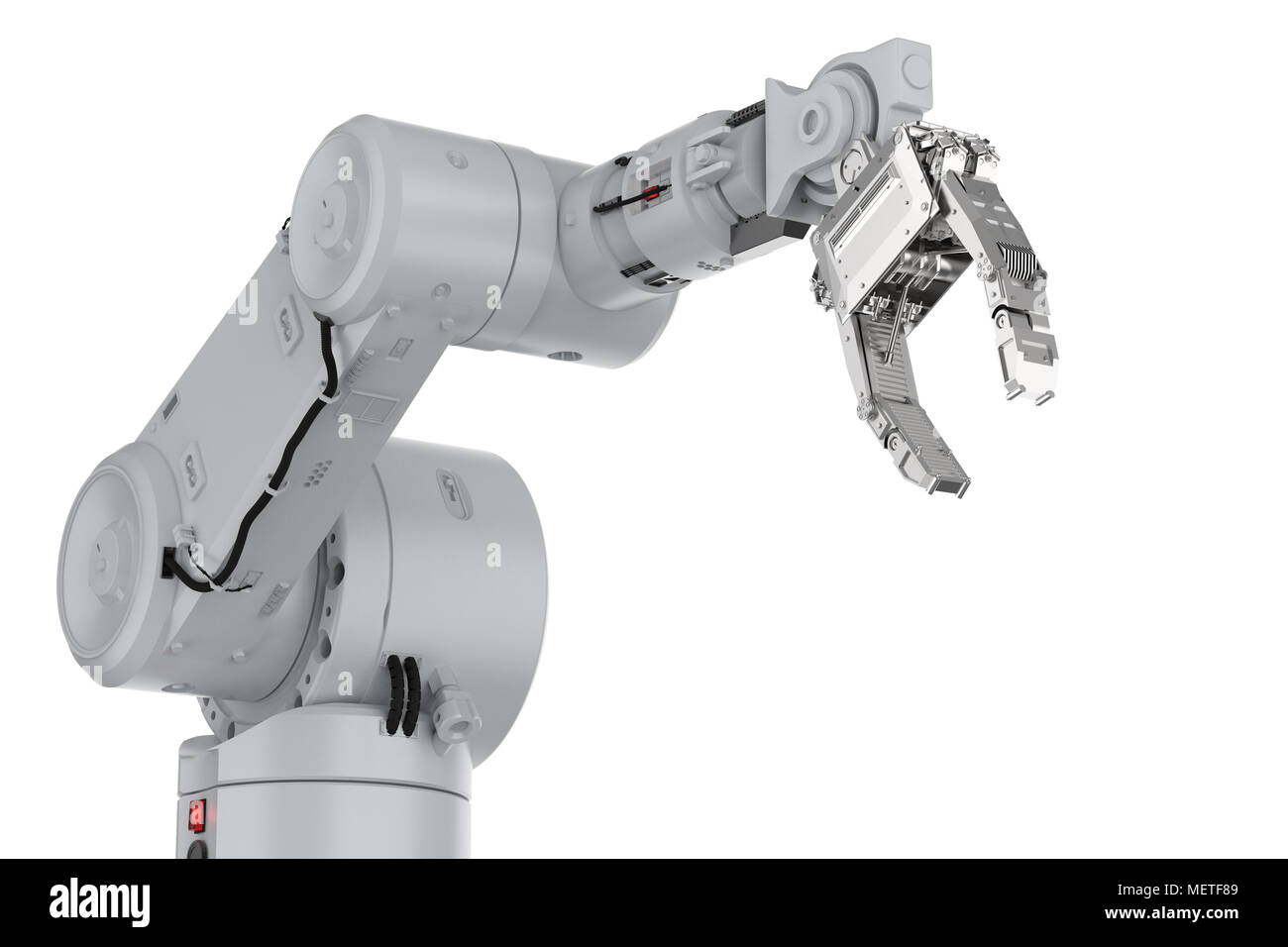 3d rendering robotic arm or robot hand isolated Stock Photo - Alamy