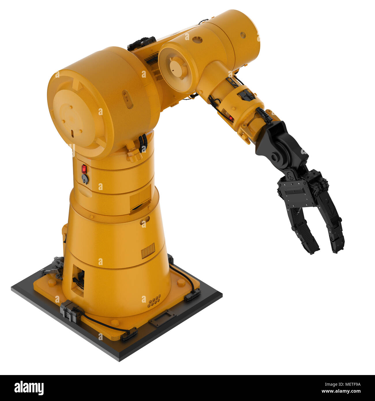 3d rendering robotic arm or robot hand isolated Stock Photo - Alamy