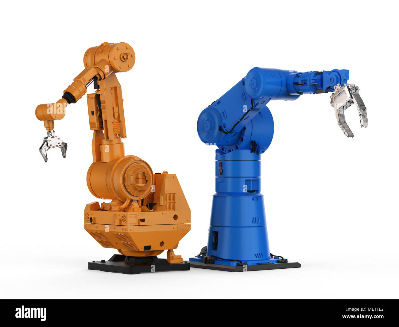 3d rendering orange blue Cut Out Stock Images & Pictures - Alamy