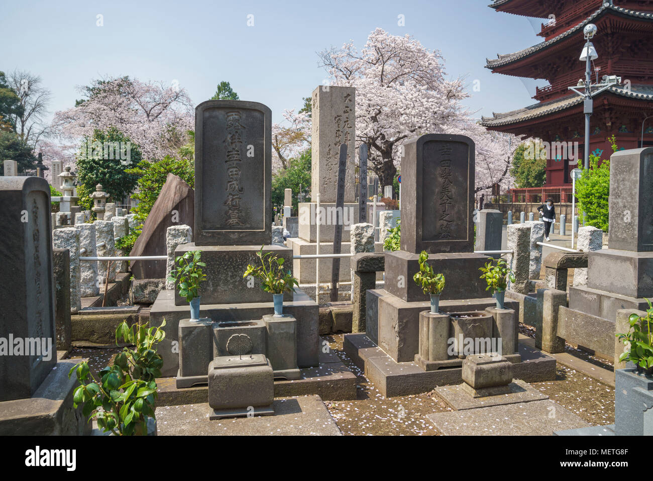 Tomb of Koda Rohan ( 1867 – 1947 ) Japanese author, Ikegami Honmonji ...