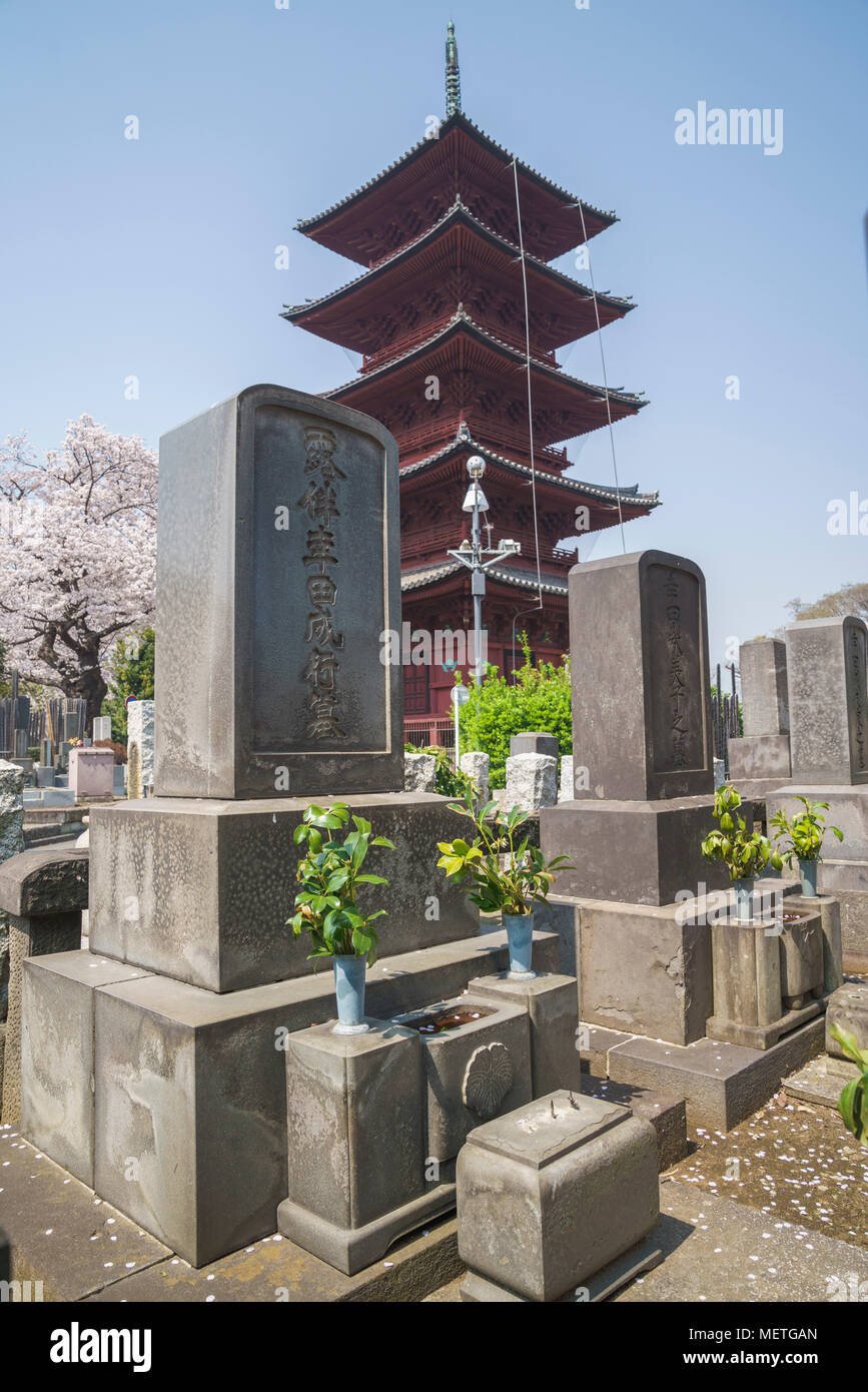 Tomb of Koda Rohan ( 1867 – 1947 ) Japanese author, Ikegami Honmonji ...