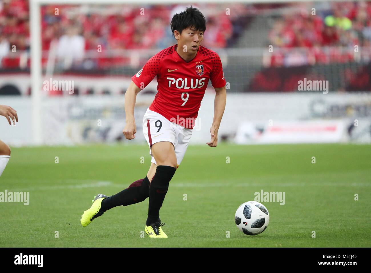 Saitama, Japan. 21st Apr, 2018. Yuki Muto (Reds) Football/Soccer : 2018 ...