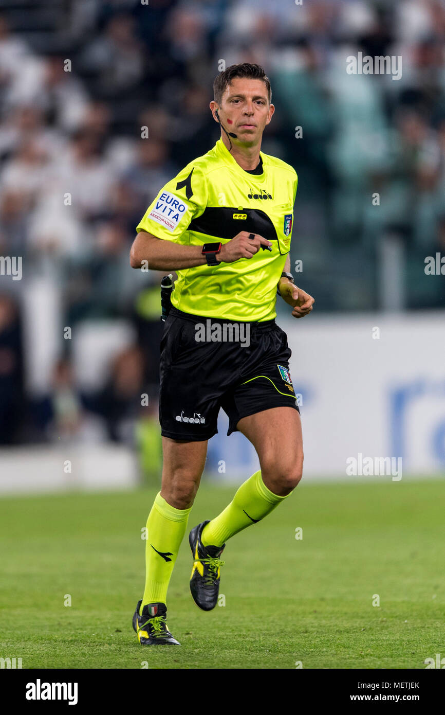 Gianluca Rocchi Referee during the Italian "Serie A" match between ...