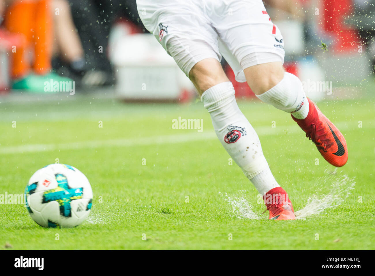 Legs with ball, action, feature, general, edge motif, water, rain ...