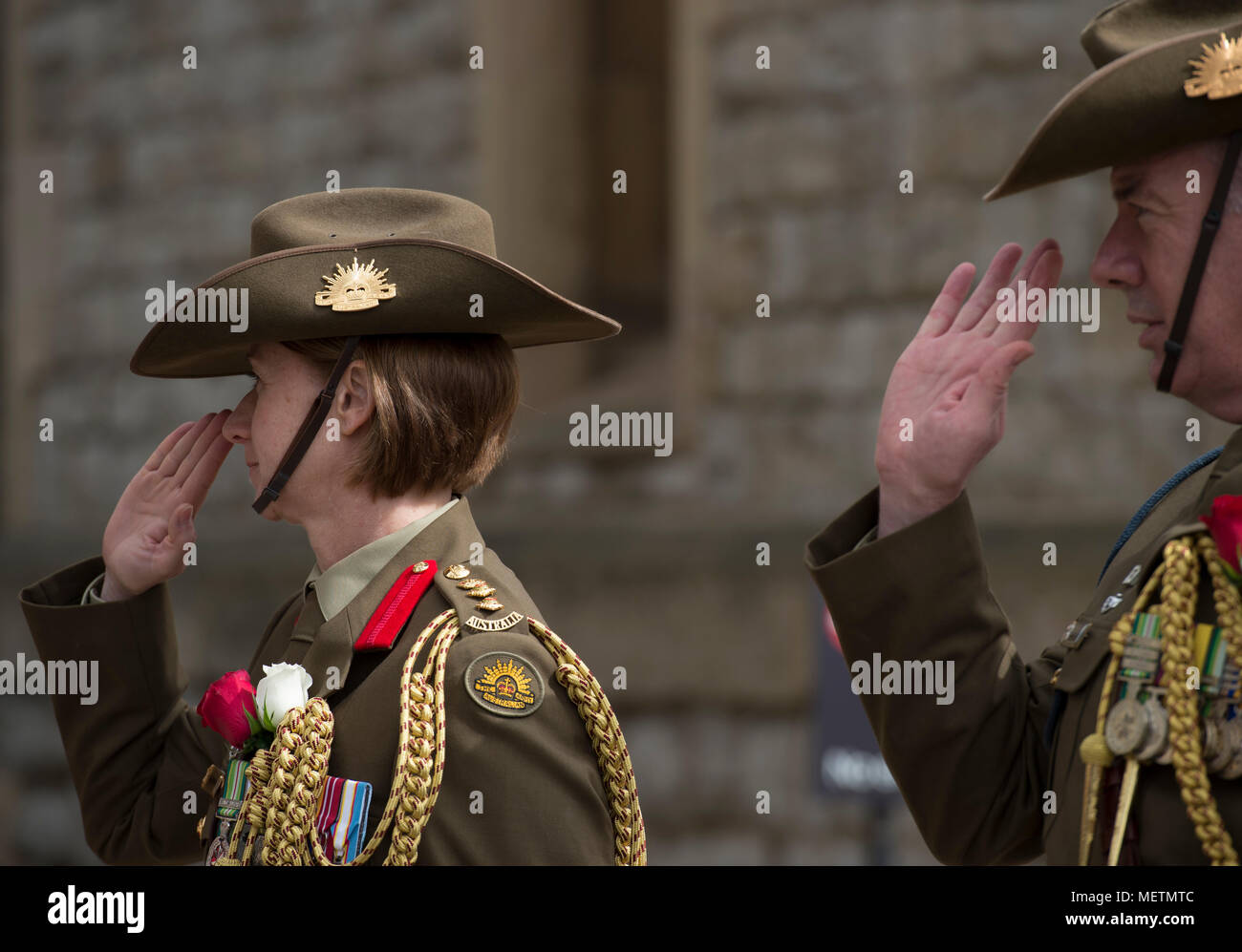 Tower of London, UK. 23 April, 2018. The Royal Regiment of Fusiliers ...