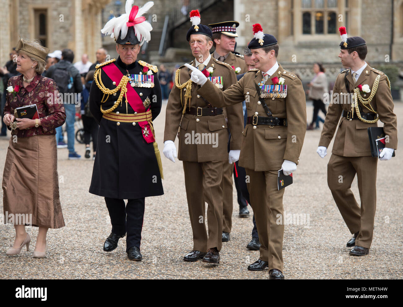 Colonel of the regiment major general paul nanson cbe hi-res stock ...