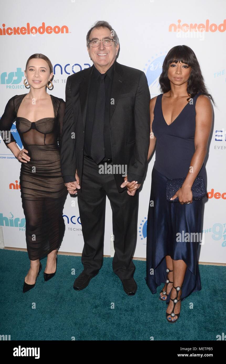 Beverly Hills, CA. 21st Apr, 2018. Olesya Rulin, Kenny Prtega, Monique ...