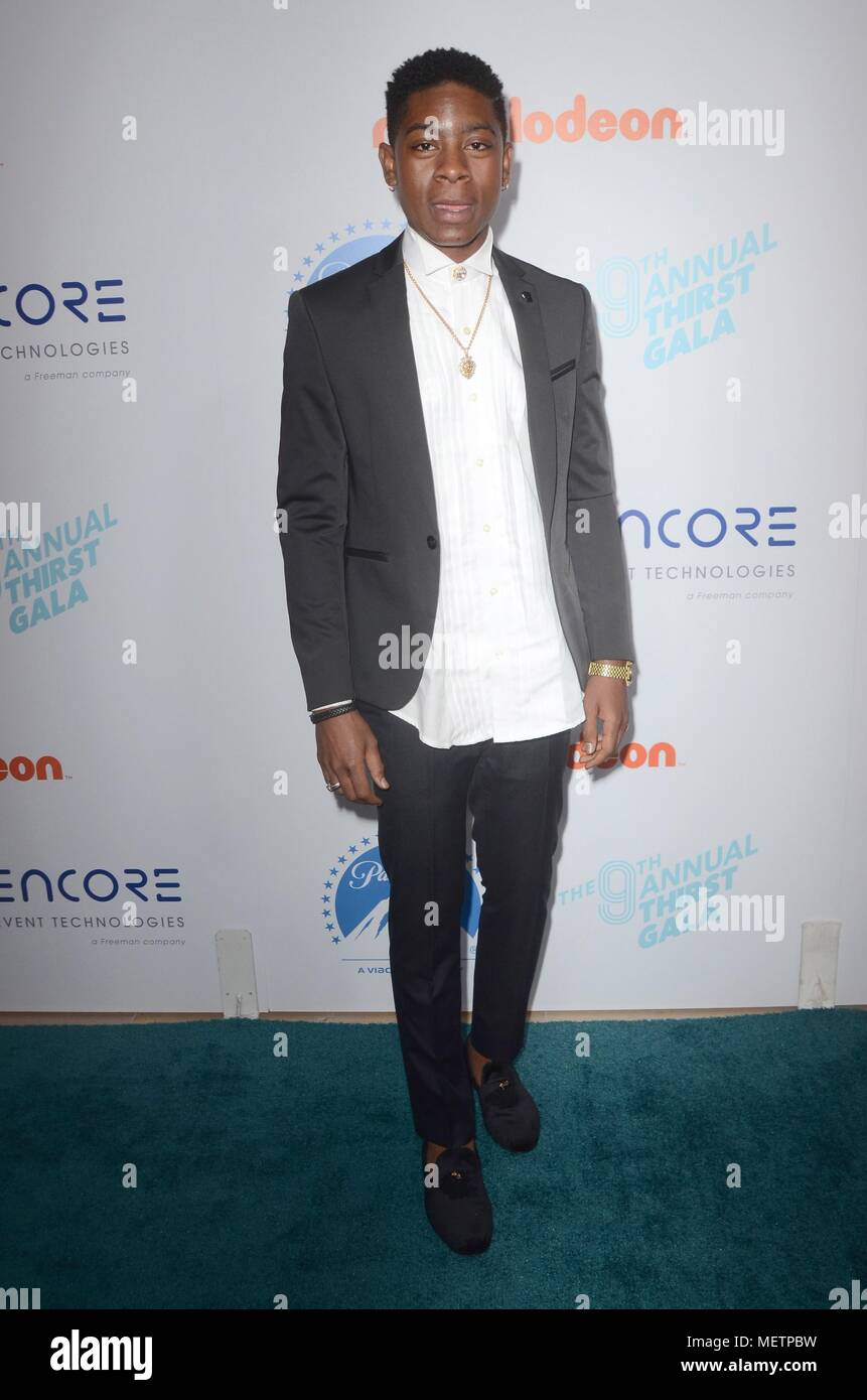 Beverly Hills, CA. 21st Apr, 2018. RJ Cyler at arrivals for 9th Annual ...