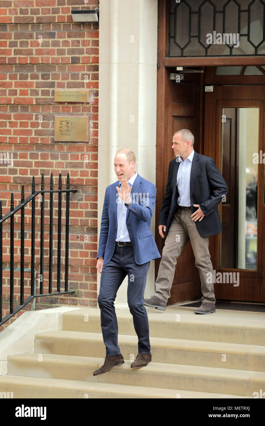 London, UK. 23rd April, 2018. HRH Prince William, Duke of Cambridge ...