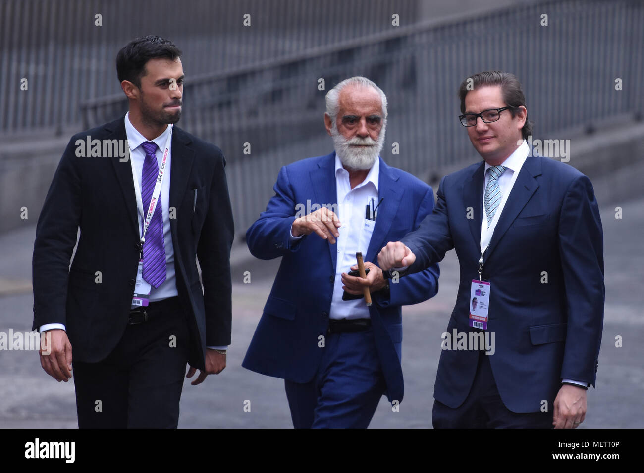 Diego Fernandez de Ceballos attends the First Debate of candidates for ...