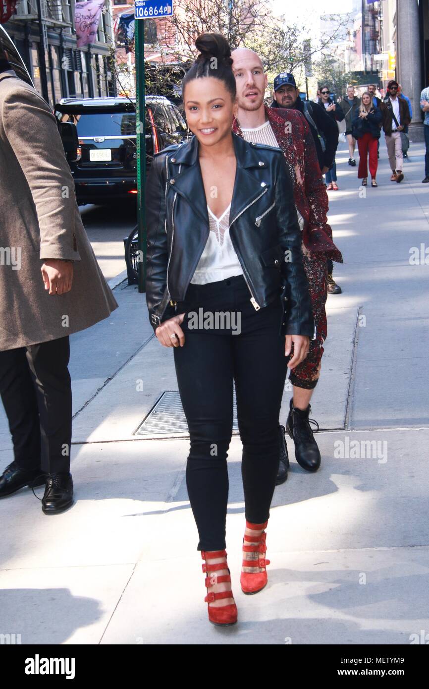 New York, NY, USA. 23rd Apr, 2018. Jasmine Mathews at BUILD SERIES on ...