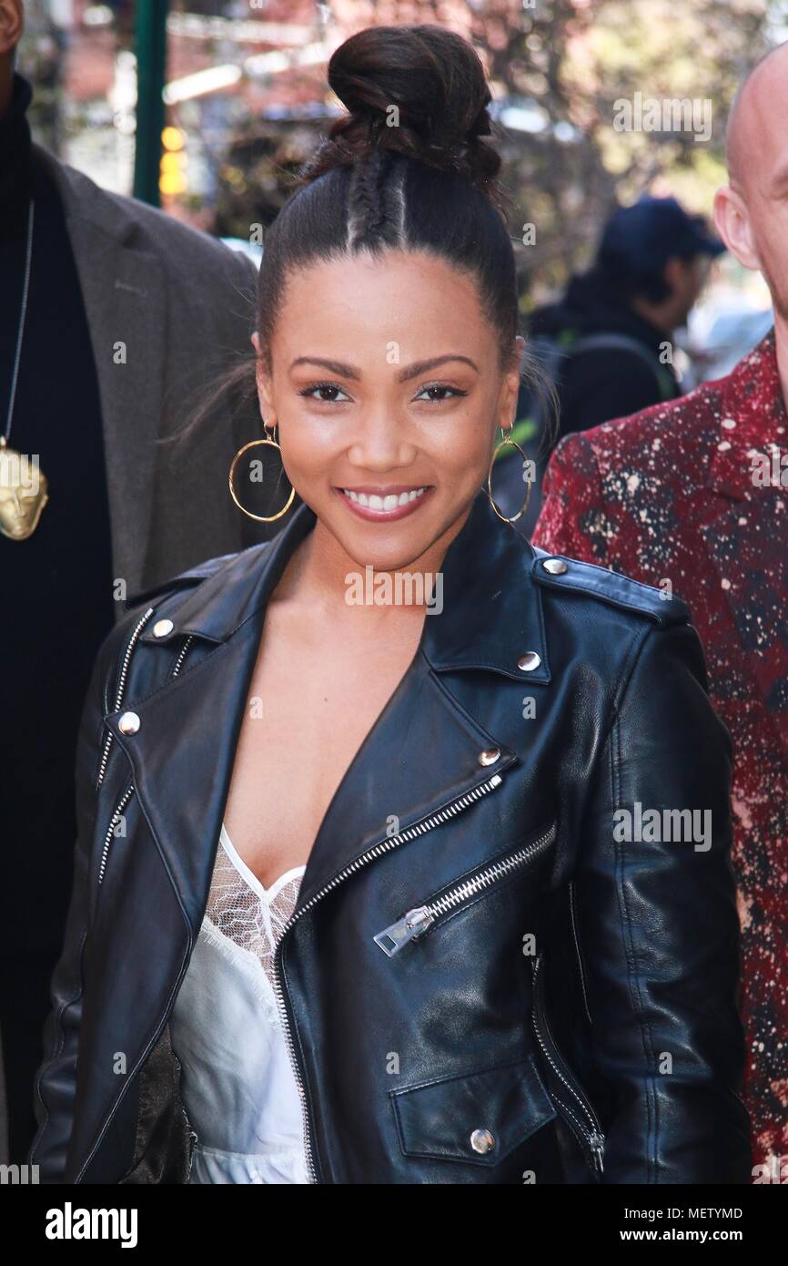 New York, NY, USA. 23rd Apr, 2018. Jasmine Mathews at BUILD SERIES on ...