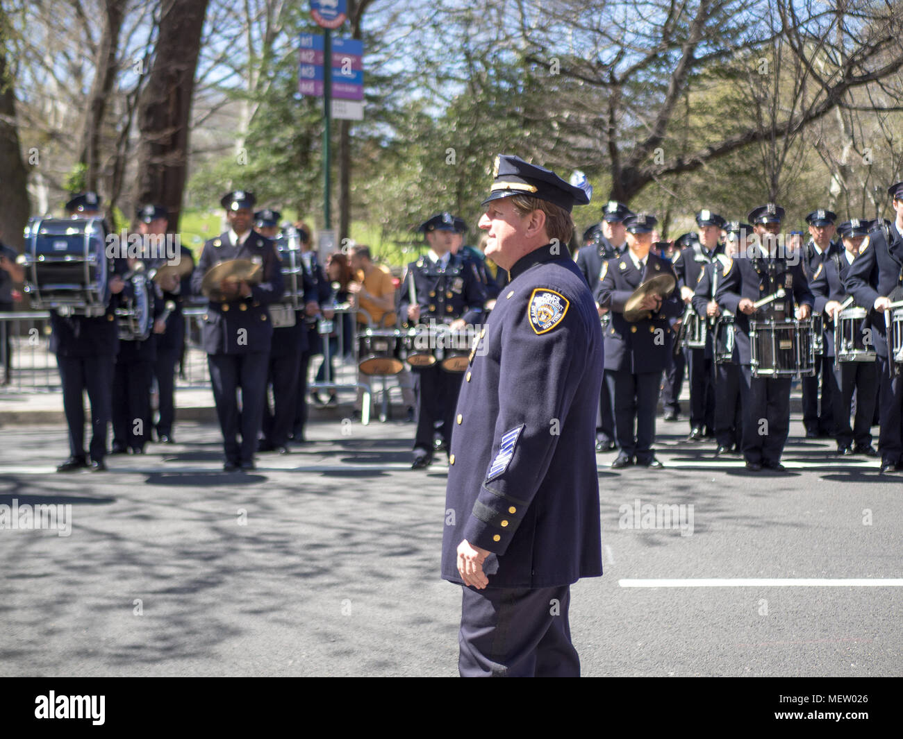 Nypd band hi-res stock photography and images - Alamy