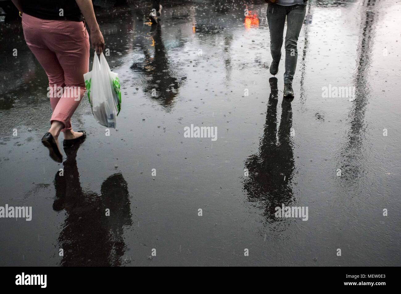 Poznan, Wielkopolska, Poland. 23rd Apr, 2018. The evolution of the ...