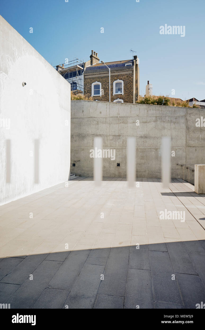 The Turner Contemporary art gallery outside space in Margate Kent ...