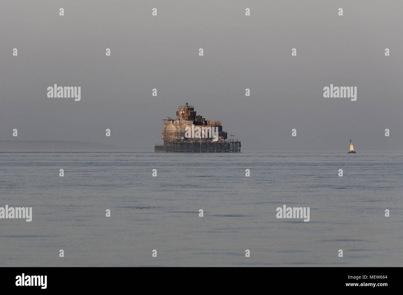 Haile Sand Fort, Humber Estuary Stock Photo - Alamy
