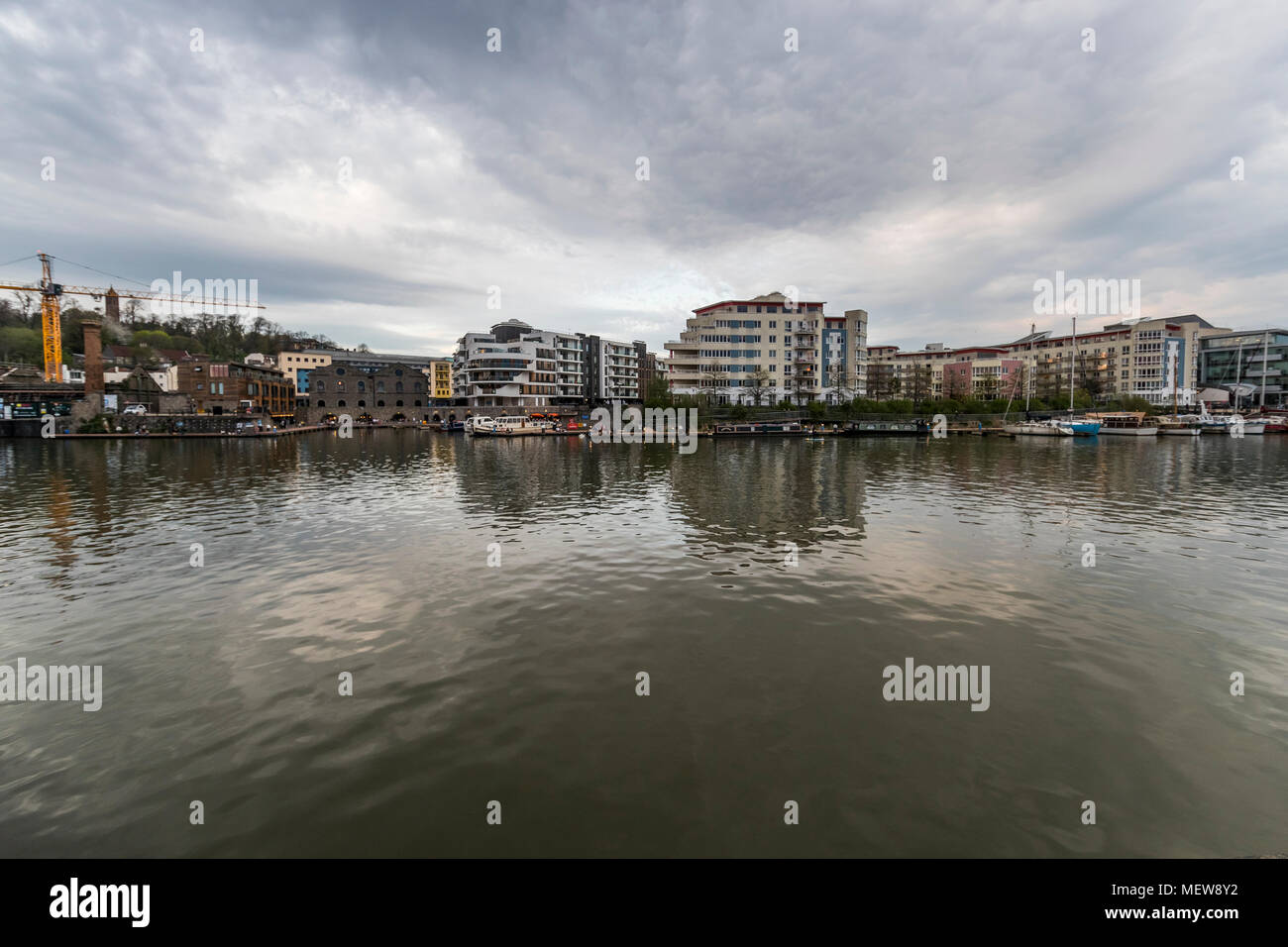 Hanover Quay from the Bristol Packet slip. Bristol Project Stock Photo ...
