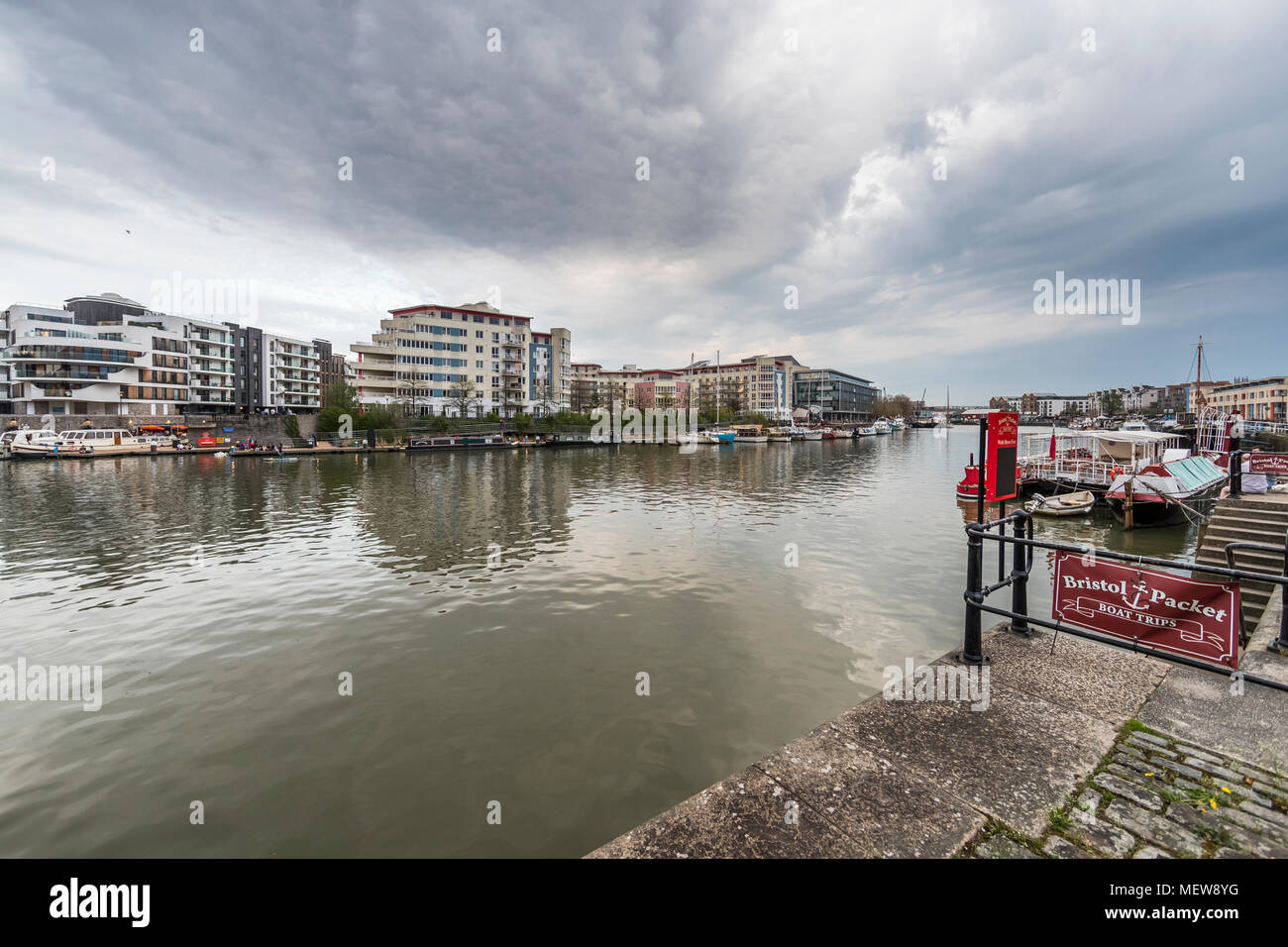 Hanover Quay from the Bristol Packet slip. Bristol Project Stock Photo ...