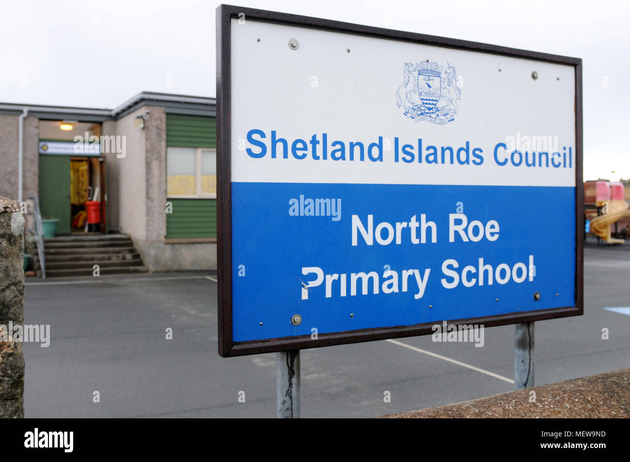 North Roe primary school Shetland Stock Photo - Alamy